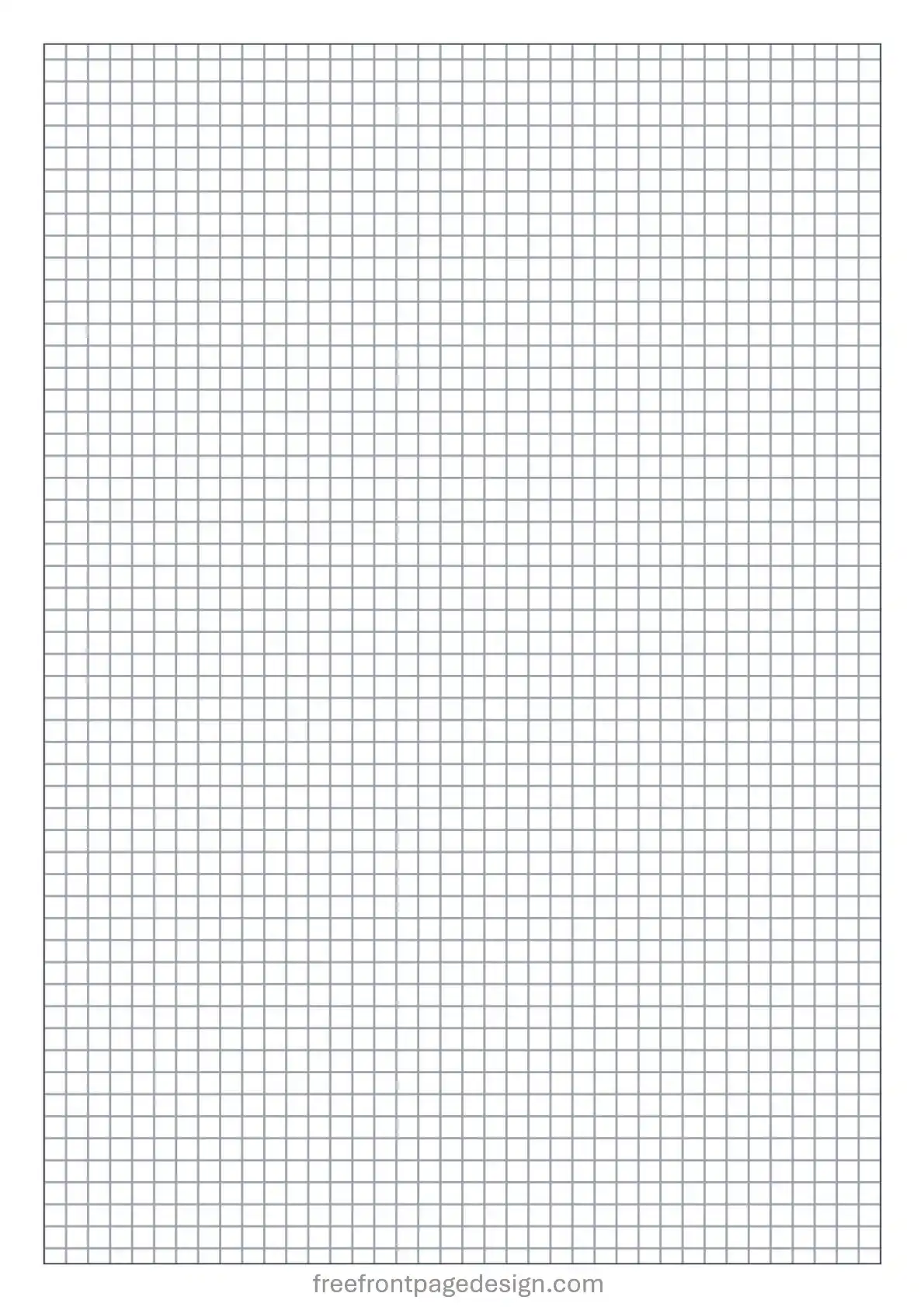Free Printable Graph Paper (PDF) | A4 & US Letter | FreeFrontPageDesign