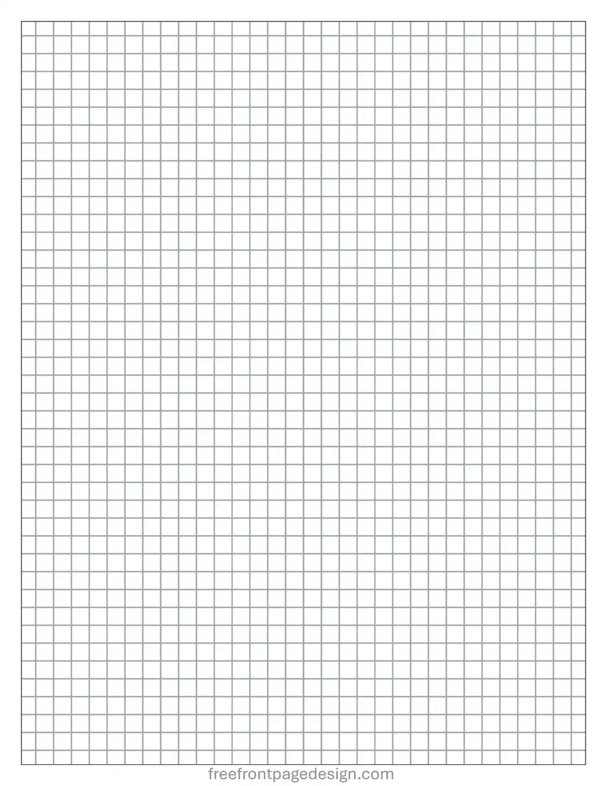 Free Printable Graph Paper (PDF) | A4 & US Letter | FreeFrontPageDesign